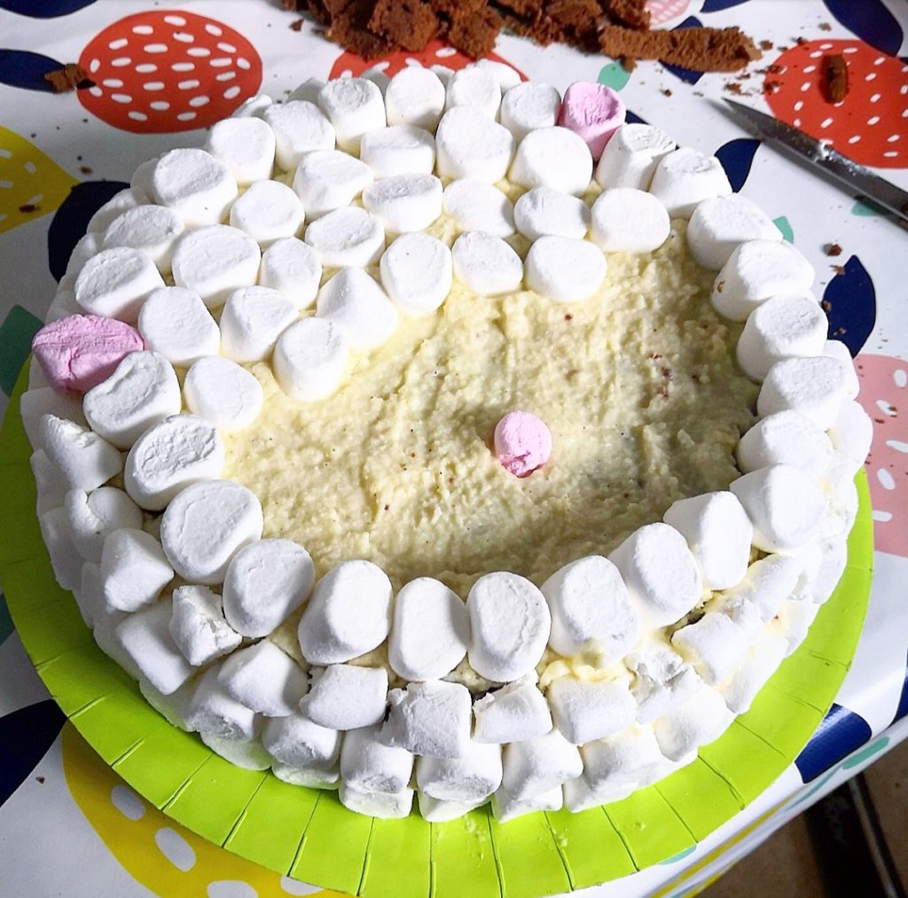 Le gâteau mouton en chamallows - Mamour blogue